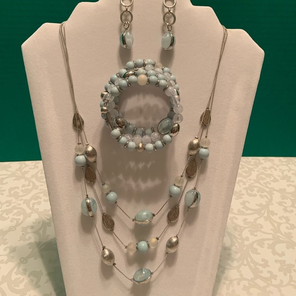 Jewelry | 3pc Baby Blue Set | Poshmark